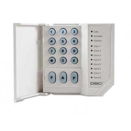 Teclado LED de 8 Zonas DSC PC1555RKZ